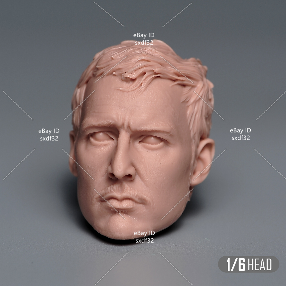 1:6 Head Sculpt Pedro Pascal Mandalorian Carved For 12" Male Action ...