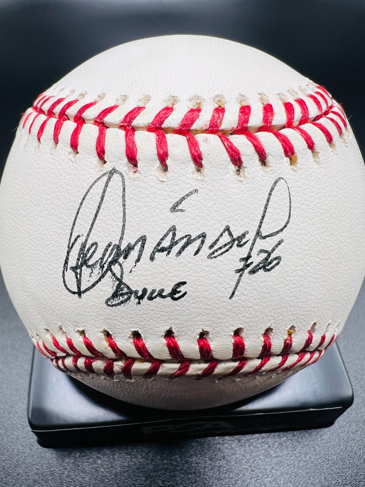 ORLANDO HERNANDEZ Signed Autograph OMLB Baseball El Duque NY Yankees ...