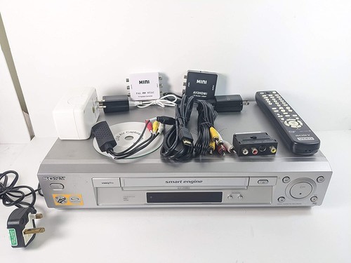 Sony PAL VCR Multisystem Worldwide VHS Tape Player Bundle w/ Remote ...