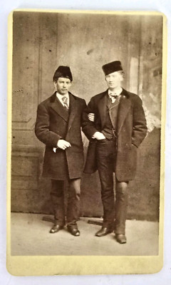 Antique CDV Photo Two Victorian Men Unique Pose Gay Interest Klein ...