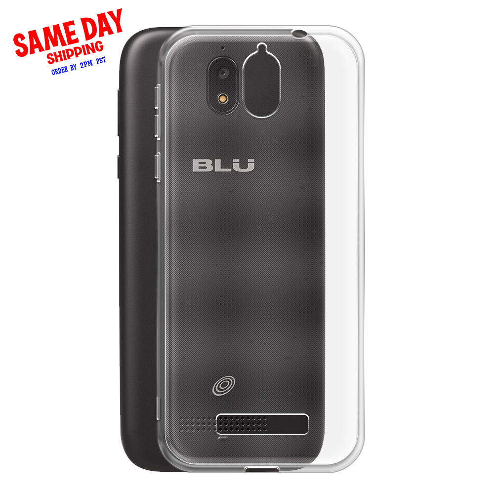 Shock Absorbing Transparent Slim Soft TPU Cover Case for Blu View 2 ...