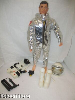 VINTAGE GI JOE TALKING ACTION ASTRONAUT SCARFACE DARK BRUNETTE BLUE ...