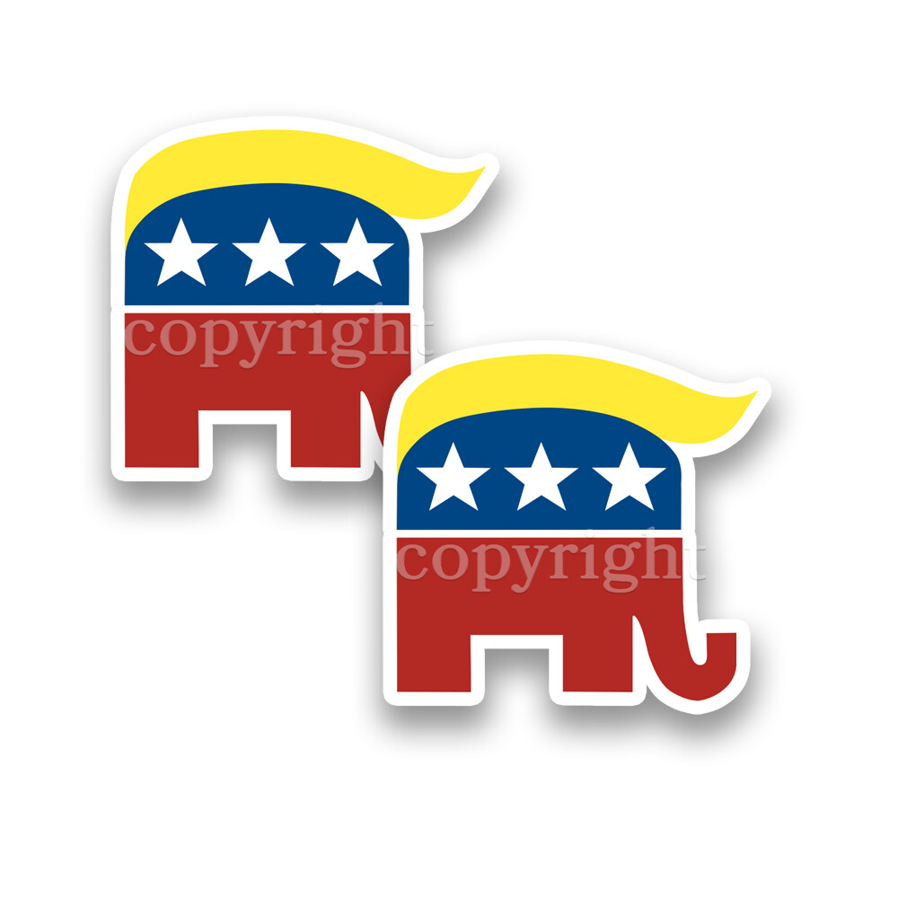 Republican Bumper Stickers Elephant