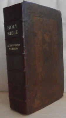 1804 Leather Bound Holy Bible , printed Eyre and Strahan , printers to ...