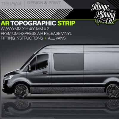 Topographic Strip Decals - Camper - AIR RELEASE WRAP - ALL VANS ...