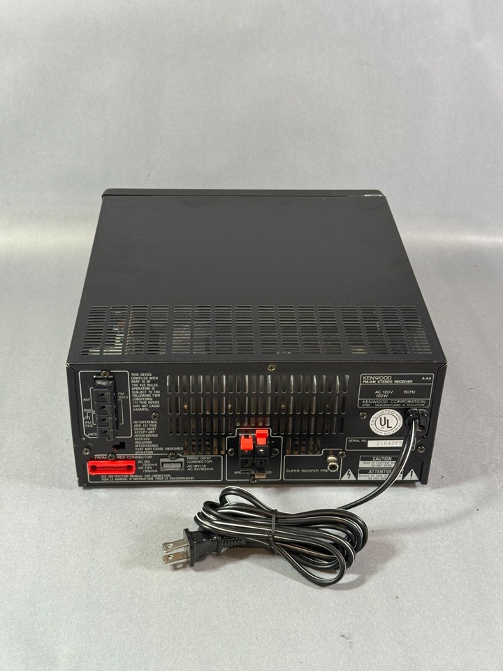 Kenwood Desktop Bookshelf Micro Component AM FM Receiver CD Player System A-A5 | eBay