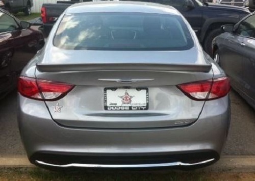 Spoiler For 2015-2017 Chrysler 200 Custom Flushmount Wing Grey Primer ...