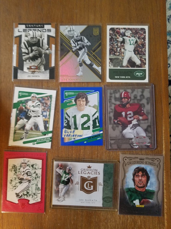 70 Different Joe Namath Cards. Largest JOE Lot On Ebay New York jets | eBay