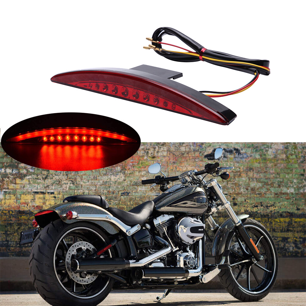 Harley Breakout Tail Light LED Tail Light Assembly Red Harley