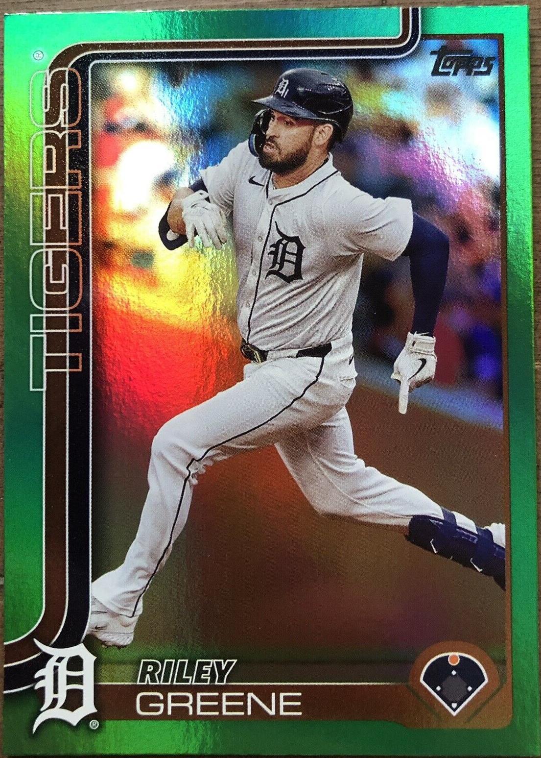 2025 Topps Series 1 - Riley Greene #332 Green Holofoil /99 for sale ...