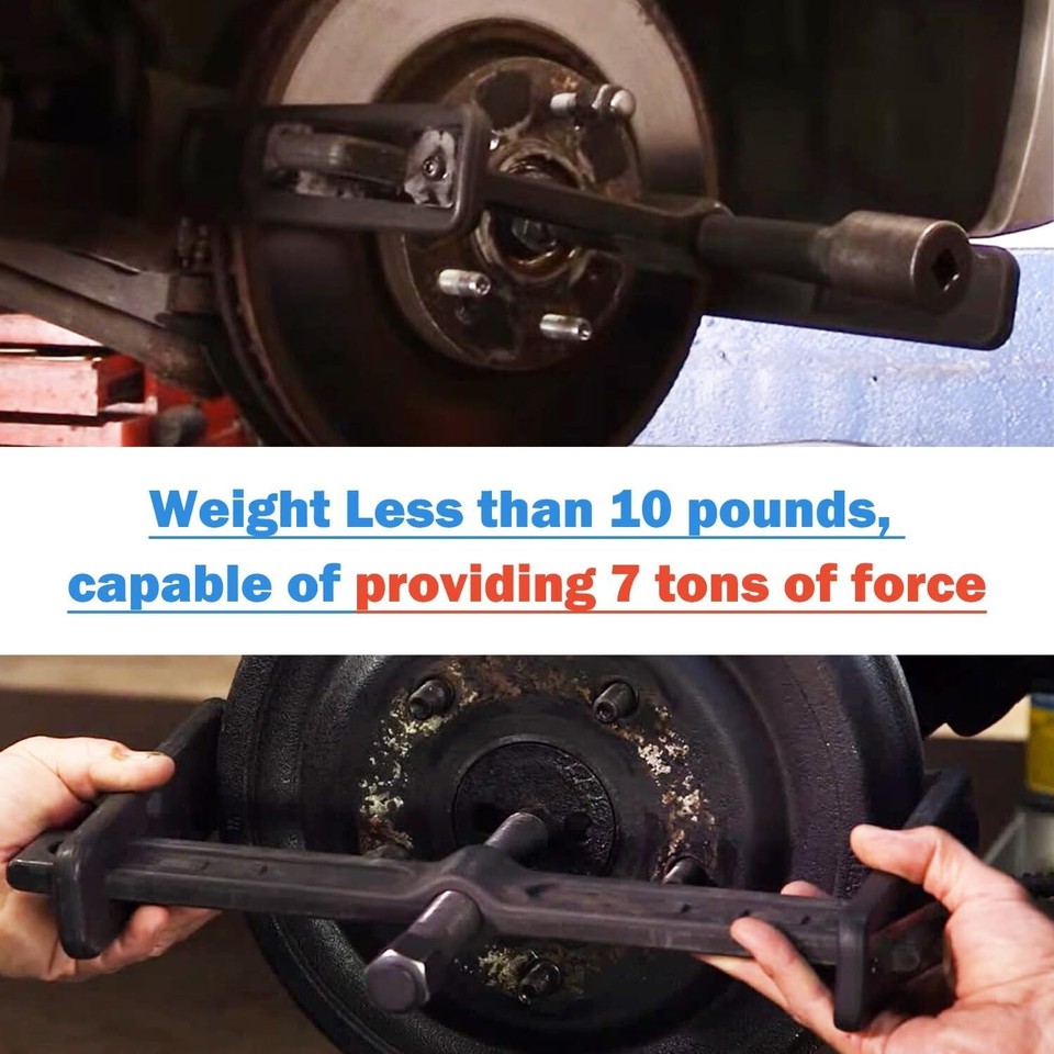 6980 Brake Drum and Rotor Puller Tool Set for Remove Hub Drums, Rotors ...