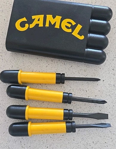 NOS Vintage Camel Cigarettes Screwdriver Set Flat Head Phillips NEW | eBay