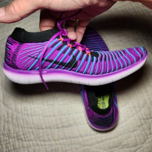 Nike Run Natural Free and Flexible Womens Running Shoes, Sz 5.5 Purple ...