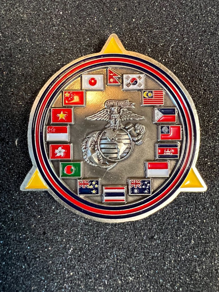 MSG / Marine Security Guard Region 3 Command Challenge Coin | eBay