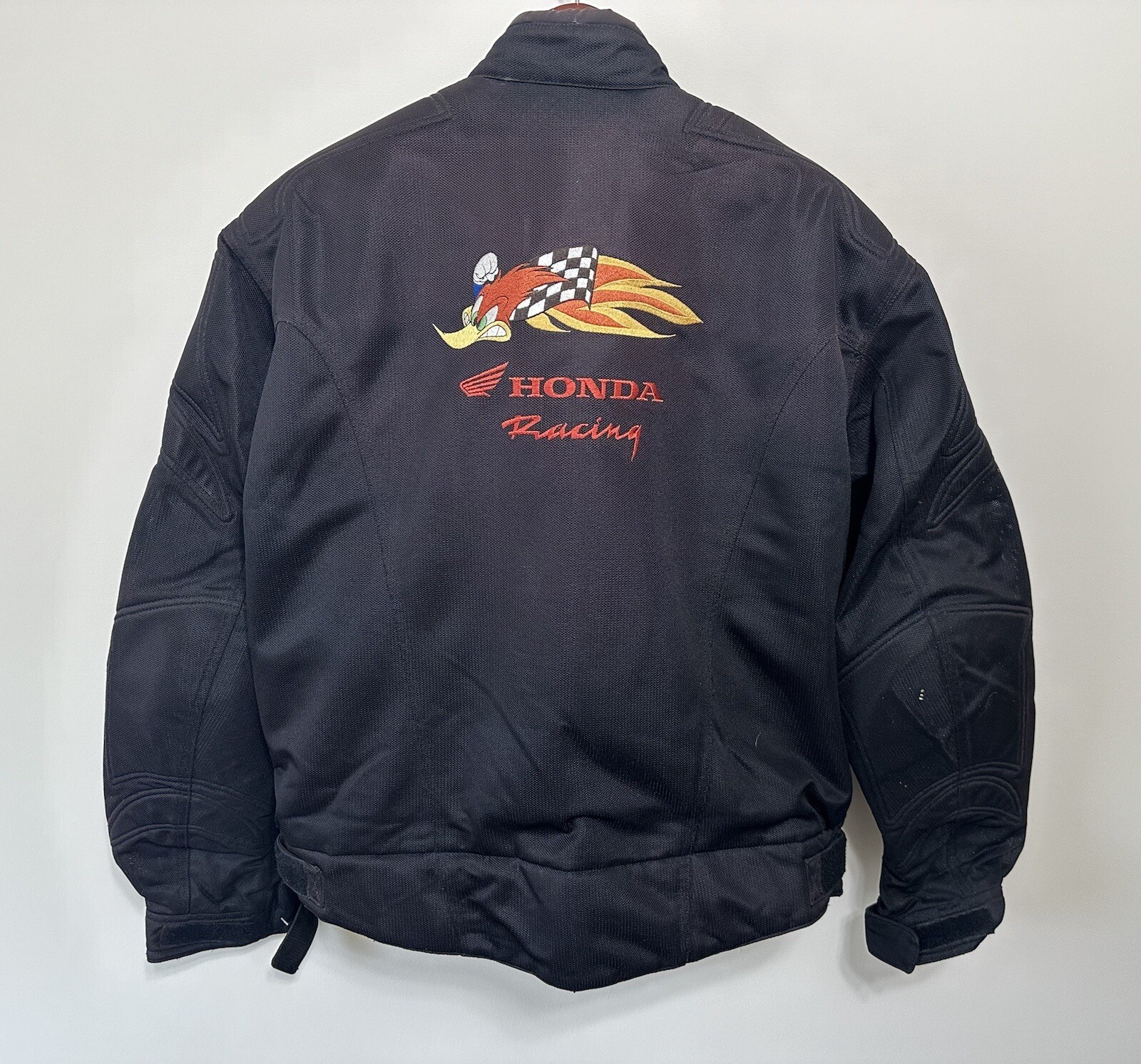 Honda Racing Jacket Woody Woodpecker Mens Padded Moto… - Gem