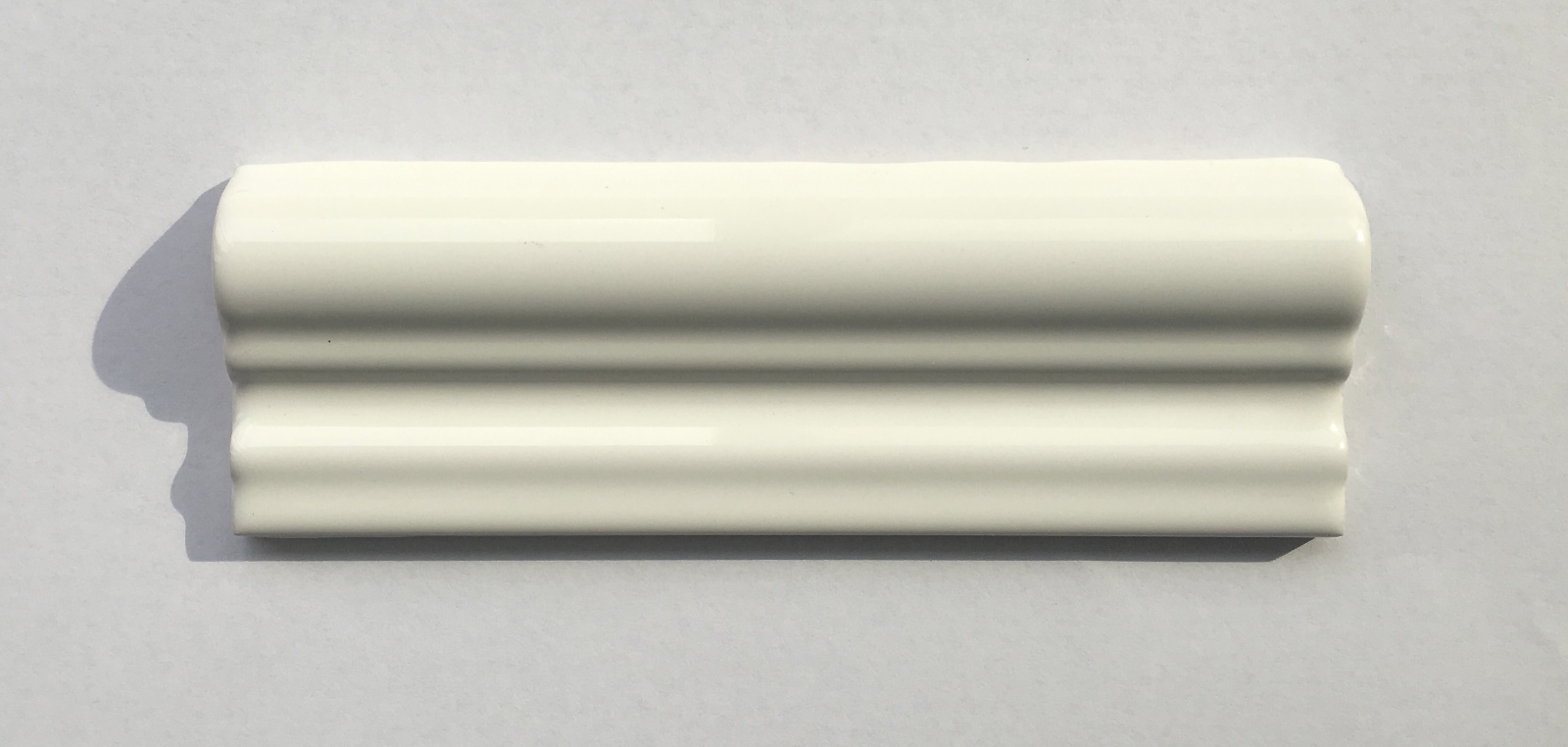 2X6 White Ceramic Single Ogee Molding Trim Piece (Sold per piece) | eBay