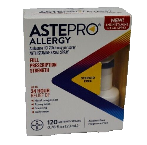 ASTEPRO Allergy Antihistamine Nasal Spray - 120 Metered Sprays Exp 9/24 ...