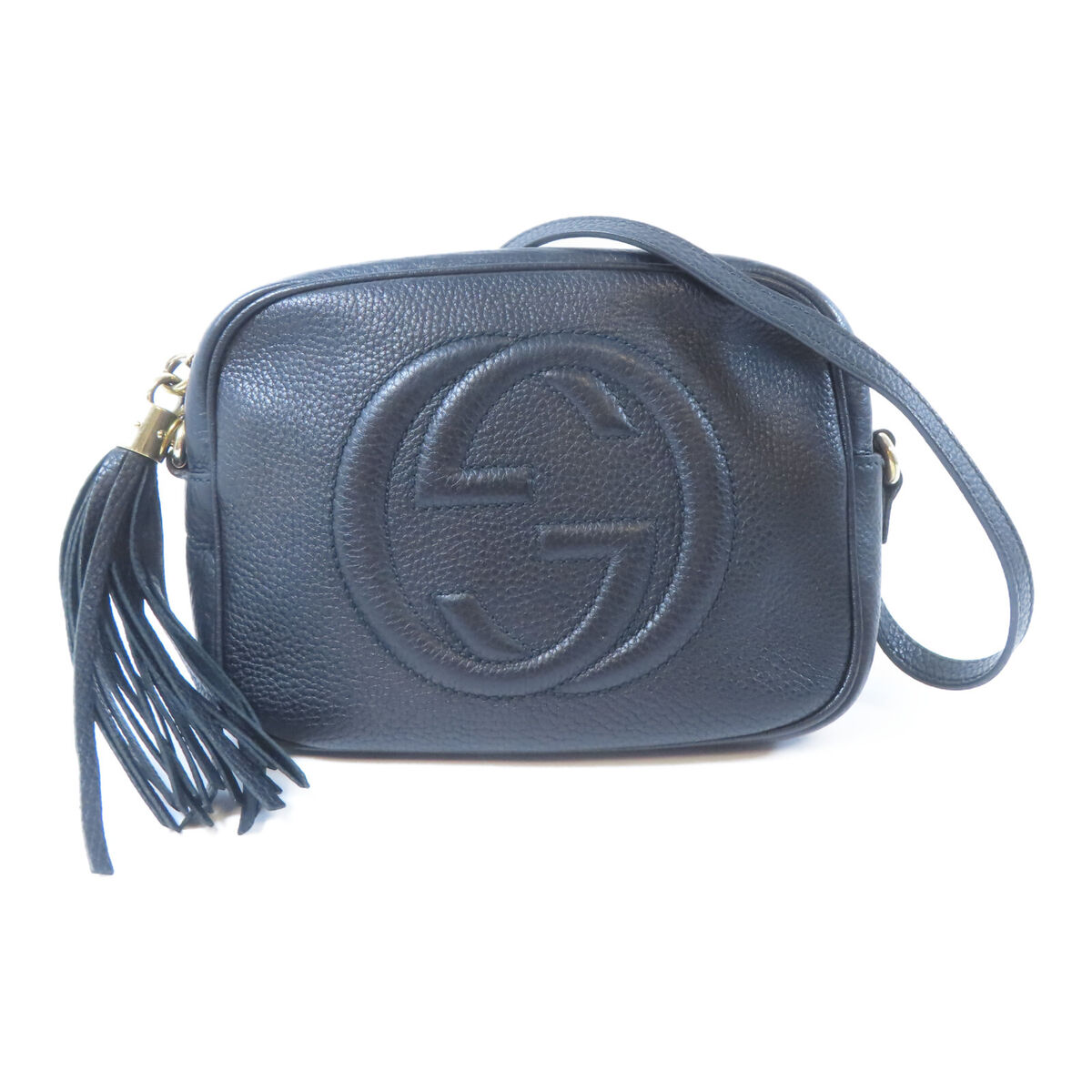 GUCCI GG GHW Soho Disco Shoulder Bag 308364 Calfskin Leather GUCCI GG GHW Soho Disco Shoulder Bag 308364 Calfskin Leather