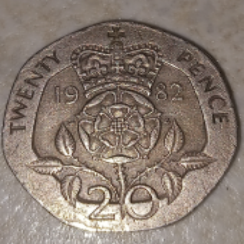 Rare 1982 queen elizabeth II 20 pence | eBay