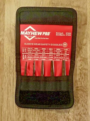 Mayhew PRO 5pc Square Screw Extractor Set w/ Pouch, Made in the USA ...