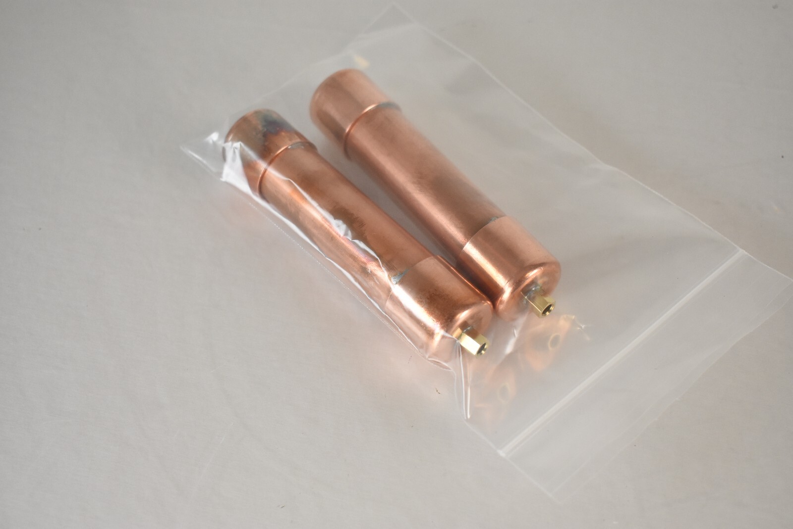 Pair Copper Rife Machine Frequency Hand Cylinders for GB4000 and Others ...