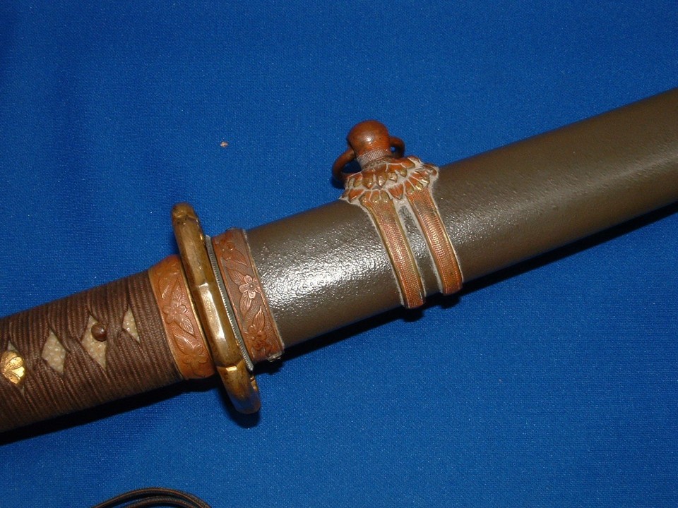 [100102] Japanese Sword: IJA WW-II Amahide Imperial Army Gunto | eBay