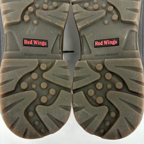 Red Wing Steel Toe Shoes Mens Size 15 Brown Leather Electrical Hazard ...