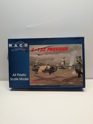 Mach 2 C-123 Provider 1/72 Scale Model Kit #MC0024 - Sealed Parts/Open ...