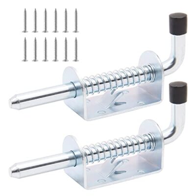 Utility Trailer Gate Spring Loaded Pin Lock Assembly Ramp Door Locking ...