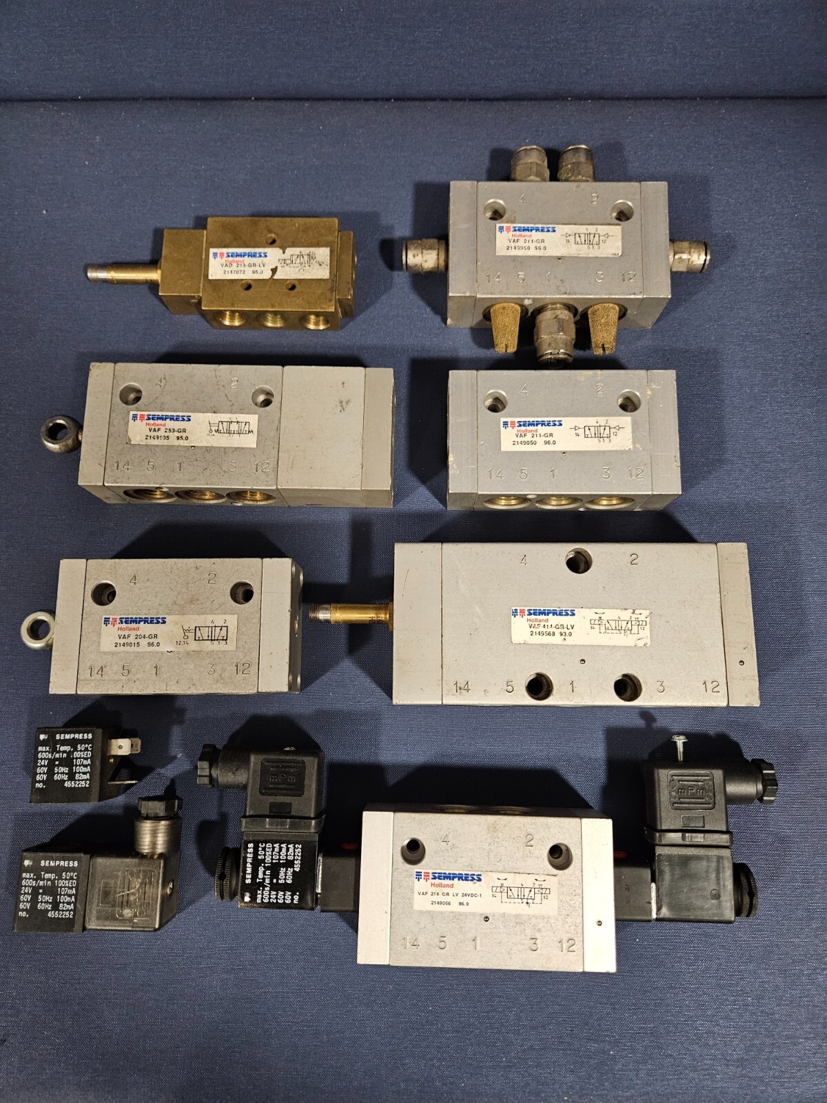 7x assorted Parker Sempress valves | eBay