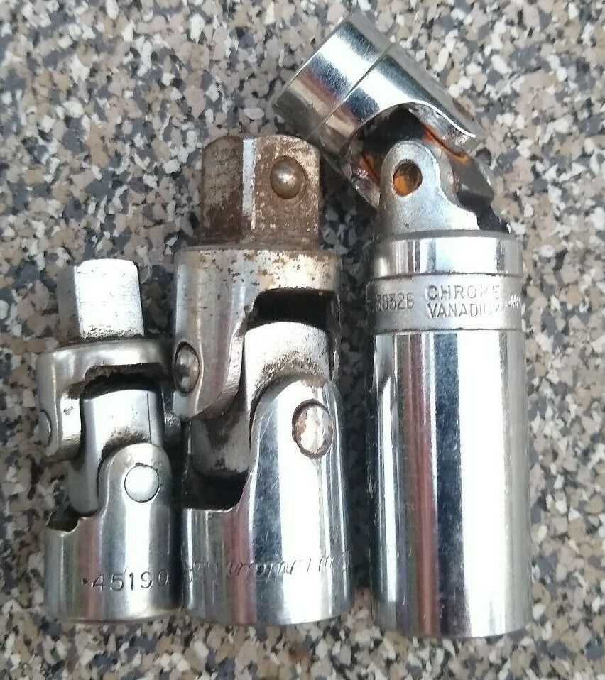 Joint Sockets Universal New Britain, S-K, Truecraft Set of 3, Various ...