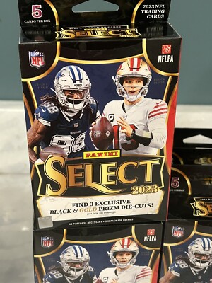 2023 Panini Select NFL Football Hanger Box In Hand Black Gold Lot Avail ...