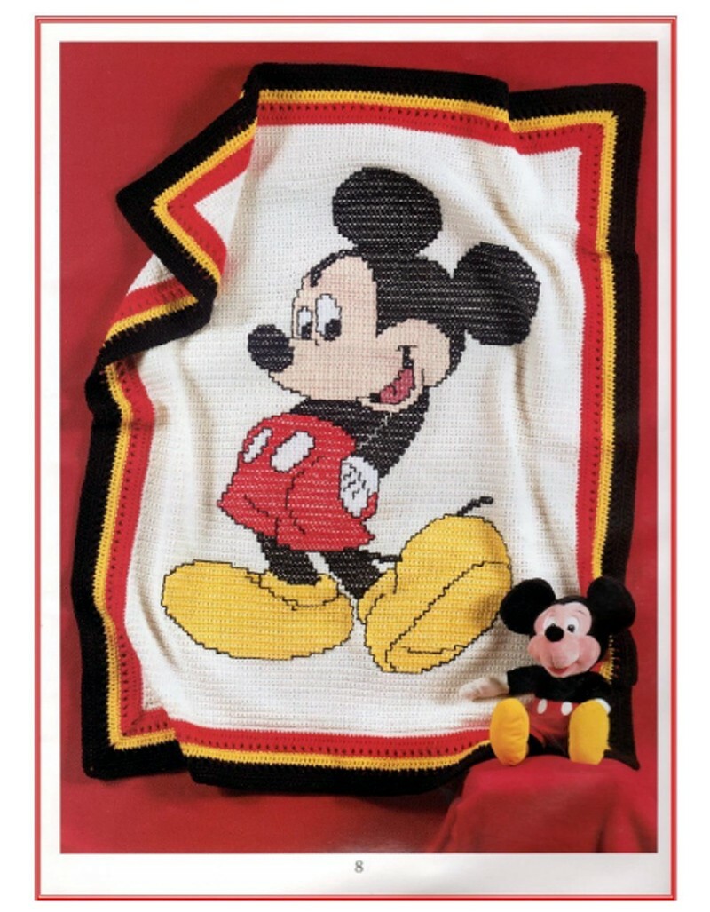 Crochet Minnie Mouse Blanket Pattern
