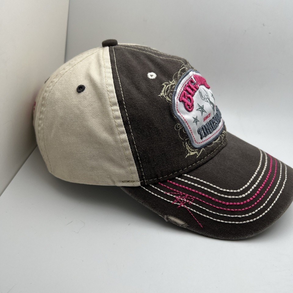 Big Game Tree Stands Pink And Brown Strapback Adjustable Hat Cap GR50 ...