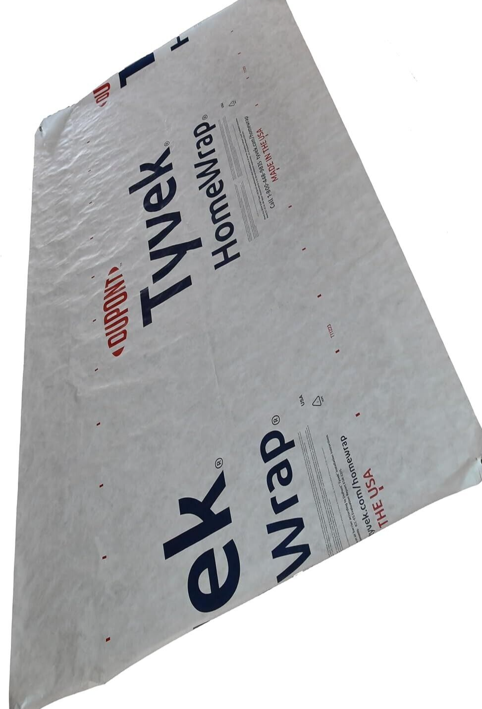 3 X 9 ft. DuPont Tyvek HomeWrap Sheet ~ Moisture Barrier ~ | eBay