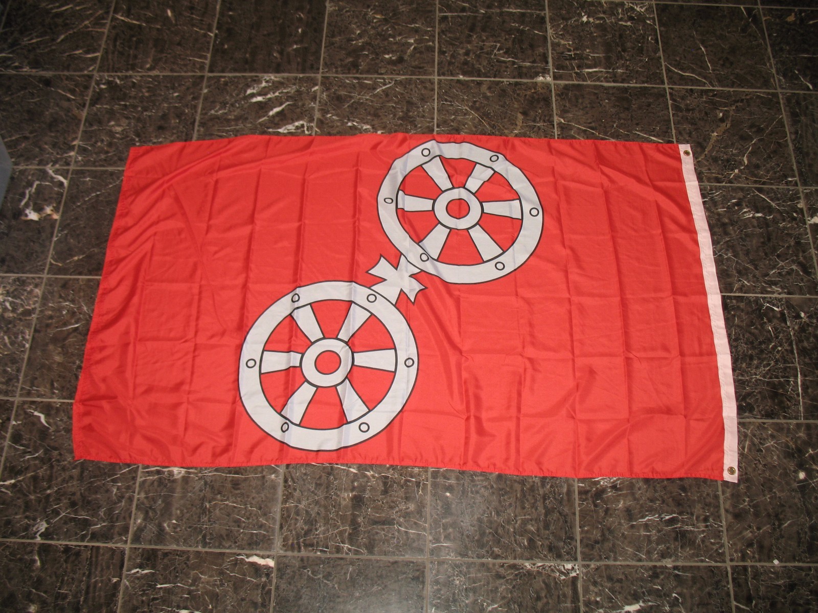 Mainz Germany Flag 3x5 ft German City Banner Wheel 100D Rough Tex Poly ...