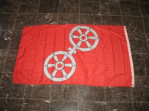 Mainz Germany Flag 3x5 ft German City Banner Wheel 100D Rough Tex Poly ...