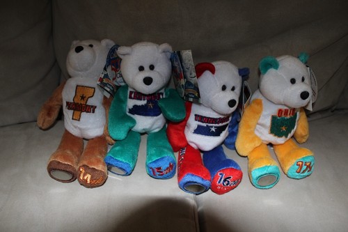 Lot of 4 "Limited Treasures" 50 States Of America Coin Bears | eBay