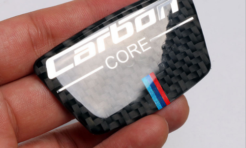 Carbon Fiber Core B Column Car Trunk Badge Emblem Decal Stickers E46 39 ...