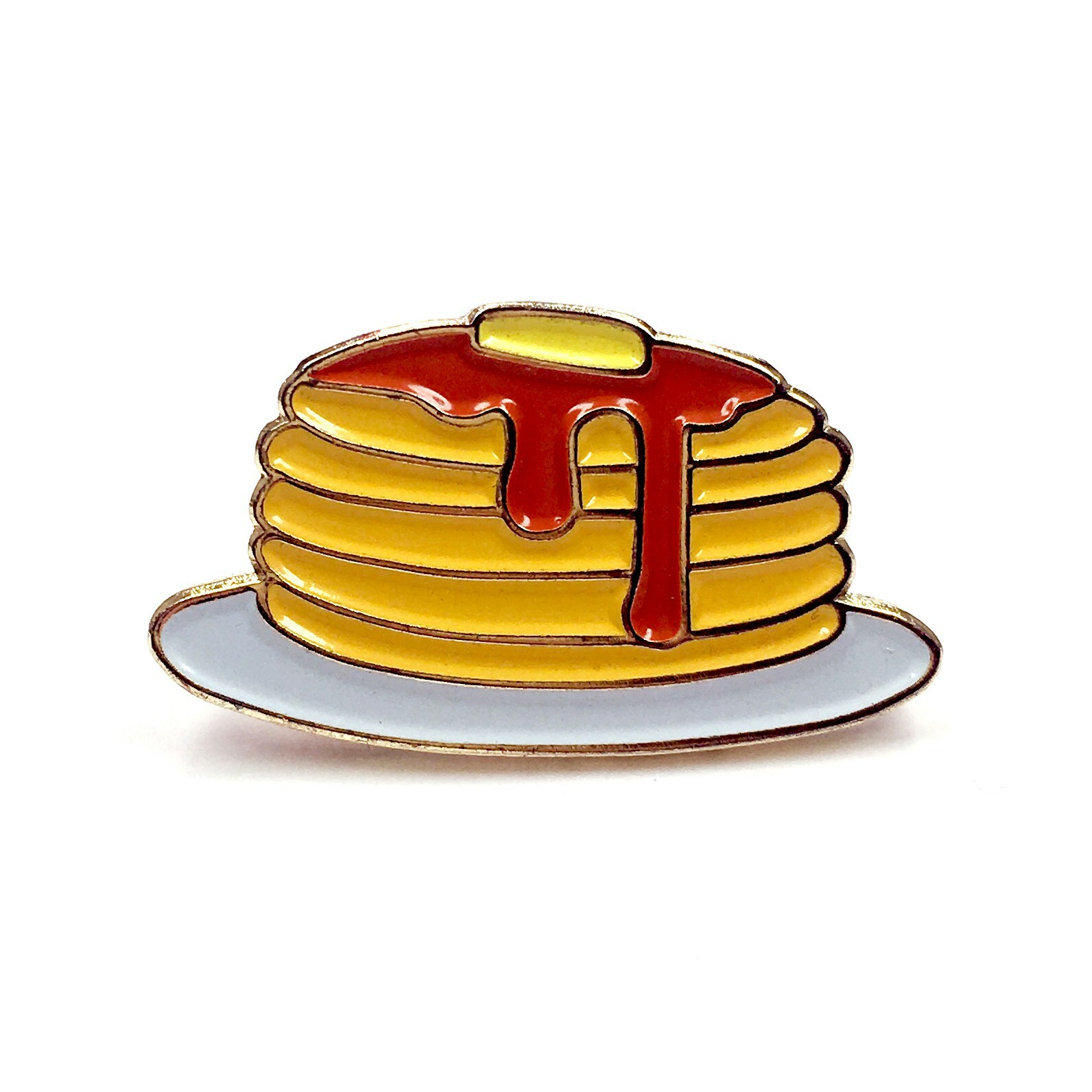 Pancakes Flapjacks Food Breakfast Enamel Pin Cartoon Heady Festival Hat ...