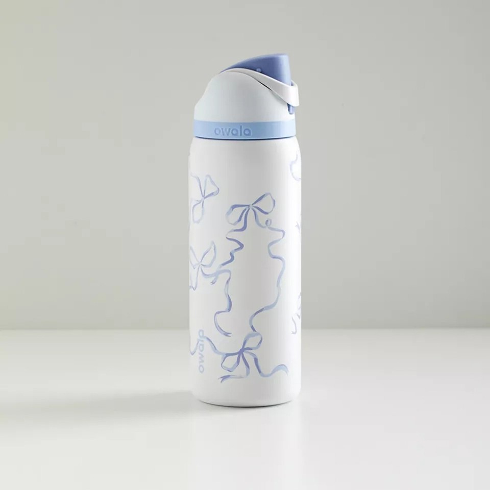 Owala Urban Cup Exclusive 32 oz Tied And True Blue Bows Bottle Gift New ...