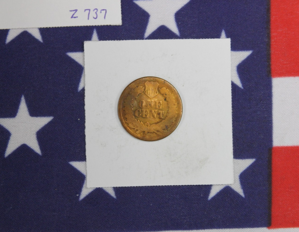 1868 Indian Head Cent - Cleaned and Polished (Z737) | eBay