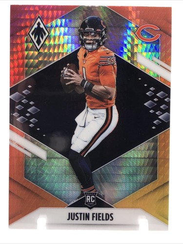 2021 Panini Phoenix JUSTIN FIELDS Fire Burst Prizm RC #108 | eBay
