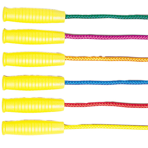 8' Yellow Handle Braided Jump Rope | eBay