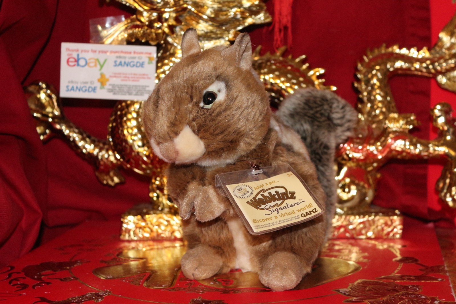 Webkinz Small Signature Chipmunk WKSS2009 With Attached Code for sale ...