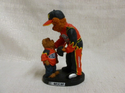 Jeff Gordon Dupont #24 Boyds Bear Nascar Racing Figurine With Boy Bear ...