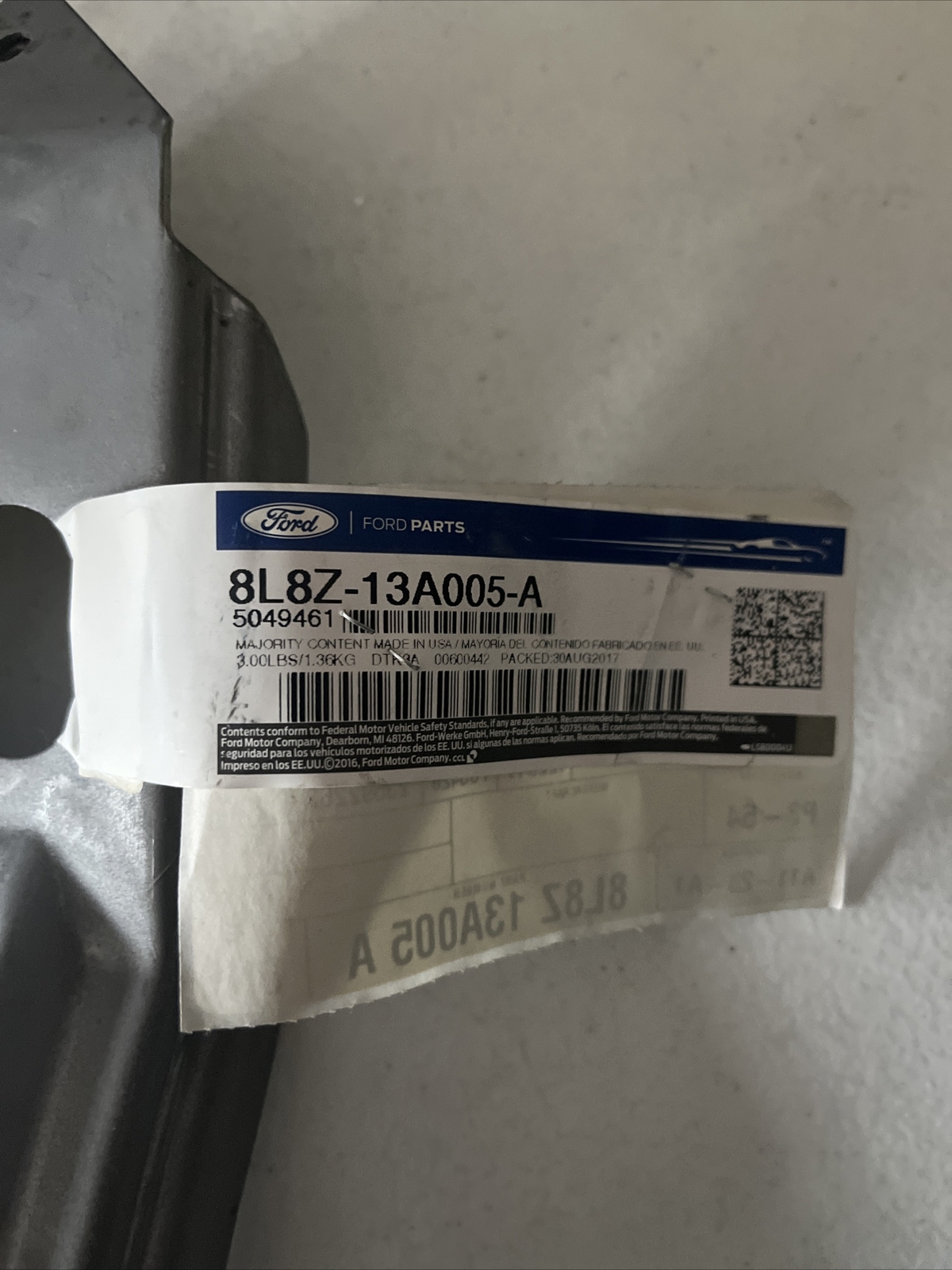 Genuine Ford Bumper Cover Side Bracket Front Left 8L8Z-13A005-A OEM New ...