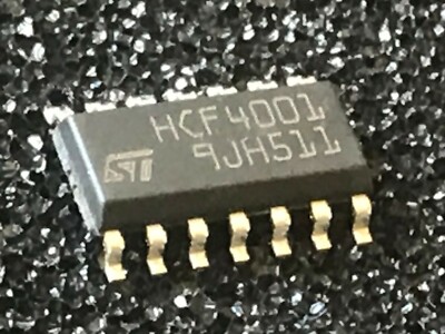 HCF4001 ORIGINAL ST 14 PIN SURFACE MOUNT CHIP SO14 UK STOCK x1 fcb27.42 ...