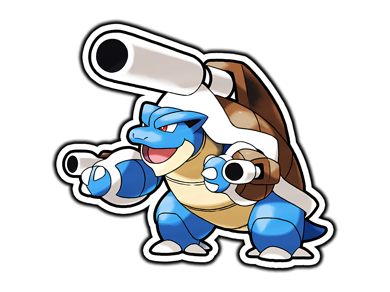 Mega Blastoise Waterproof Vinyl Sticker Decal Die-Cut | eBay