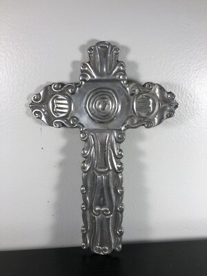 Metal Wall Cross Home Decor Hanging Decorative Crosses 11” x 7” | eBay
